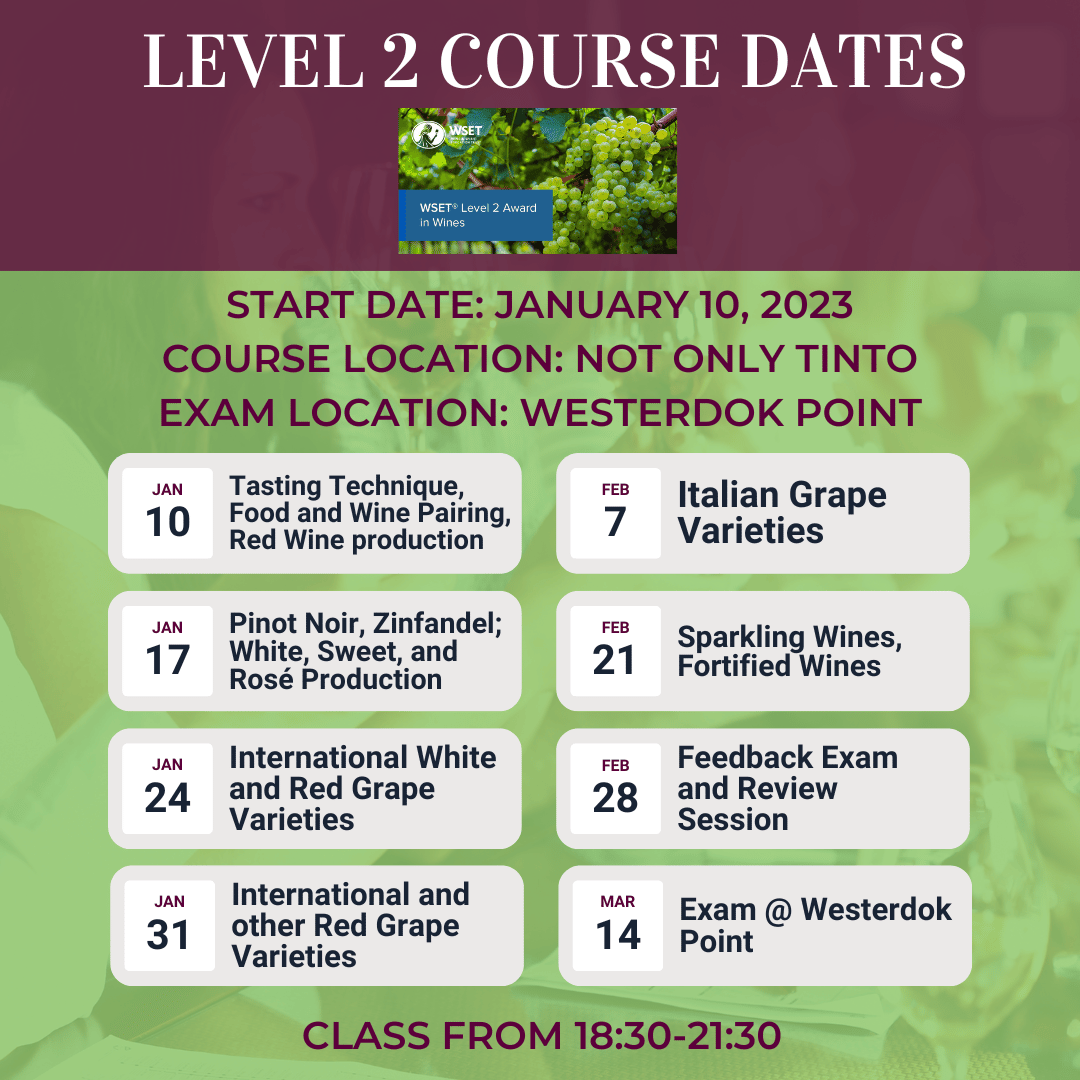 WSET® Level 2 Award in Wines - Wine Lab Amsterdam